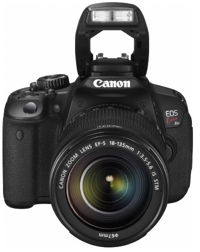 Canon DSLR Camera EOS Kiss X6i with EF-S 18-135mm IS STM Lens Kit - International Version (No Warranty)