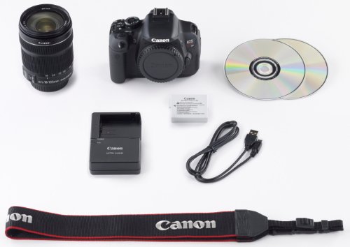 Canon DSLR Camera EOS Kiss X6i with EF-S 18-135mm IS STM Lens Kit - International Version (No Warranty)