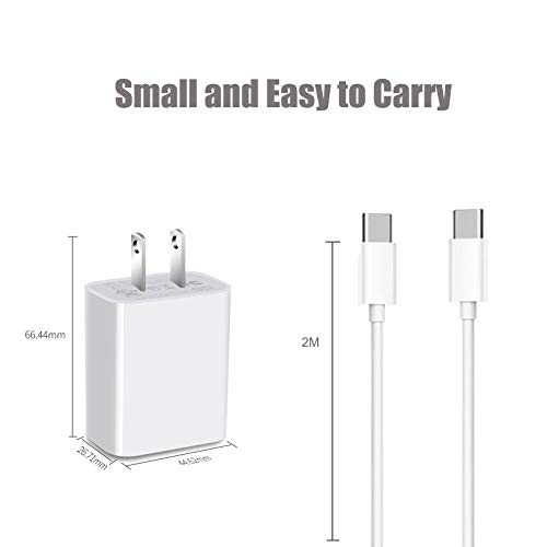 18W Fast Charger Fit for Google Pixel 6 6 Pro 5 4 4A 4XL 3 3A 3XL 2 2XL with 6.6Ft Charging Cable Power Adapter Supply Cord