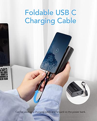 Small Power Bank 20000mAh, VRURC 22.5W PD & QC 3.0 Fast Charging USB C Portable Charger, 4 Output 3 Input Compact Battery Pack, LED Display External Phone Battery Compatible with Smart Devices