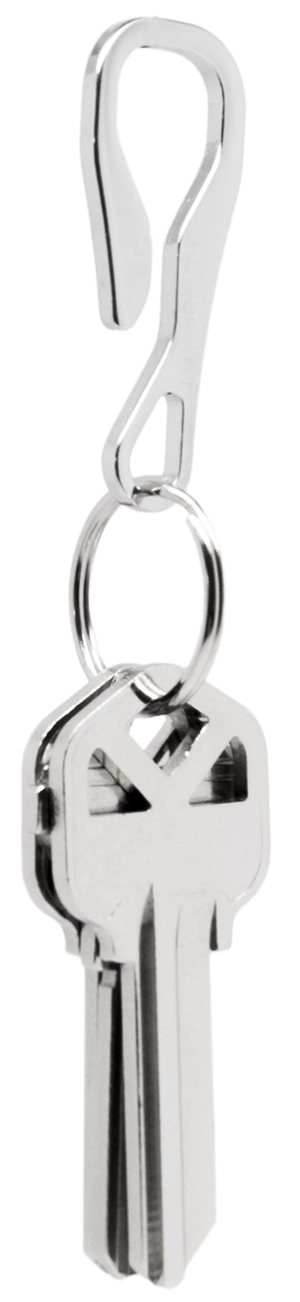 KeySmart Key Dangler - Clip Your KeySmart to Anything (Stainless Steel, Regular Size)