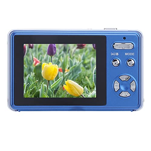 40MP Digital Camera 2.4 Inch Screen Mini Video Camera with 16x HD Digital Zoom 32GB Digital Cameras for Photography (Blue)