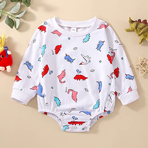 Baby Girl Boy Crewneck Sweatshirts Oversized Tops Sweatshirts High Neck Sweaters Rompers Outfits Toddler Hooded Romper