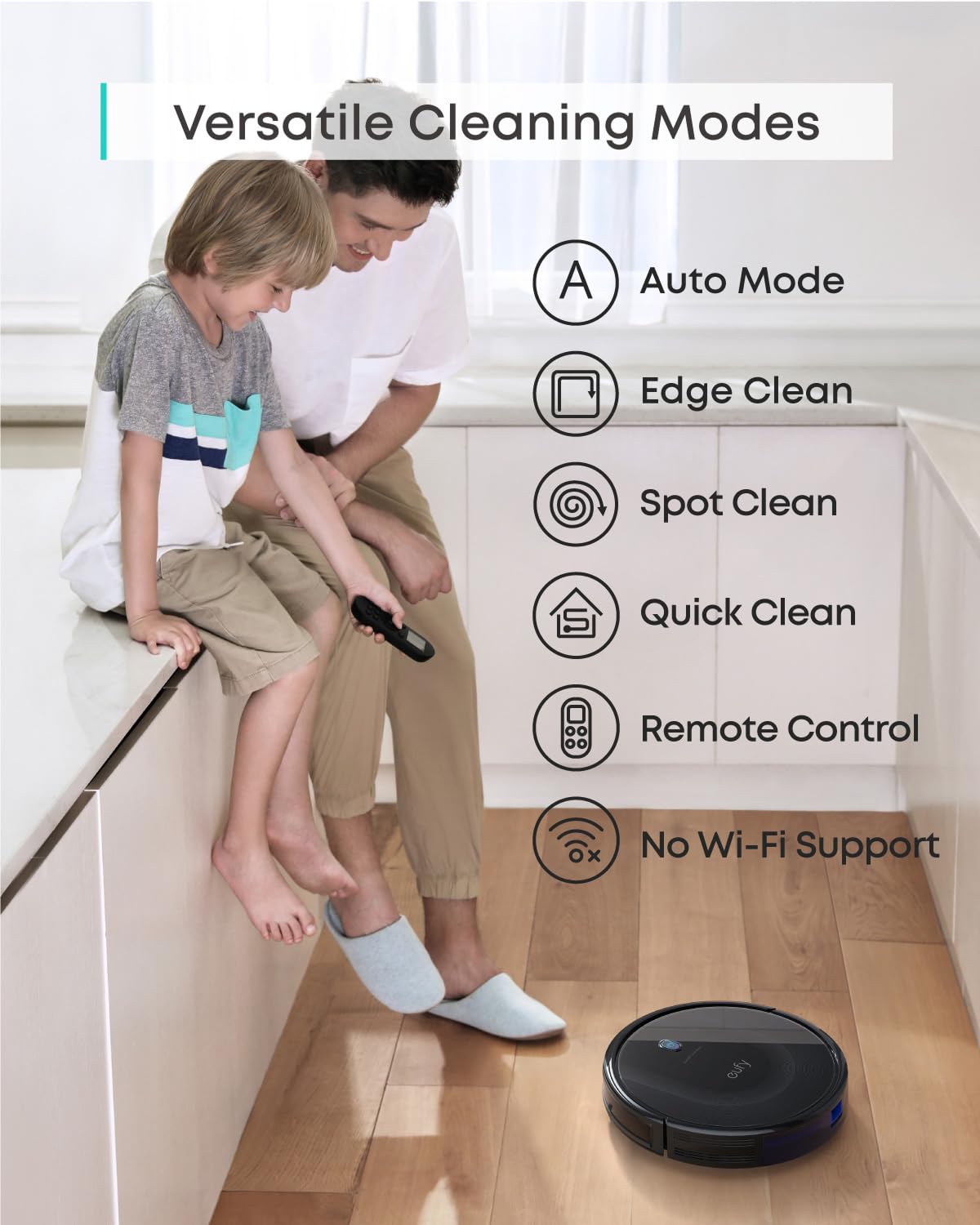 eufy BoostIQ RoboVac 11S MAX, Robot Vacuum Cleaner, Super-Thin, 2000Pa Super-Strong Suction, Quiet, Self-Charging Robotic Vacuum Cleaner, Cleans Hard Floors to Medium-Pile Carpets, Black