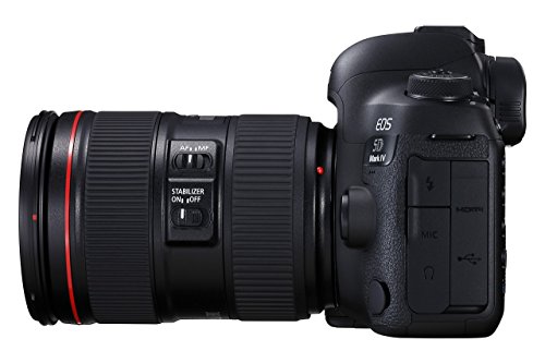 Canon EOS 5D Mark IV Full Frame Digital SLR Camera with EF 24-105mm f/4L IS II USM Lens Kit (Renewed)