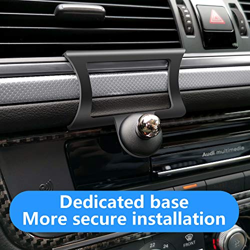 musttrue LUNQIN Car Phone Holder for 2012-2018 Audi A6 S6 A7 S7 RS6 RS7 Allroad Auto Accessories Navigation Bracket Interior Decoration Mobile Cell Mirror Phone Mount