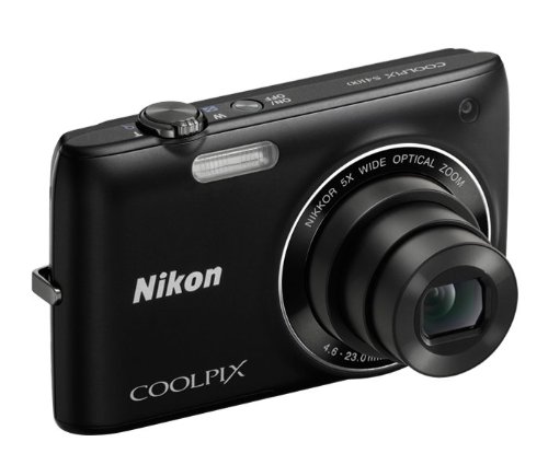 Nikon COOLPIX S4100 14 MP Digital Camera with 5x NIKKOR Wide-Angle Optical Zoom Lens and 3-Inch Touch-Panel LCD (Black)