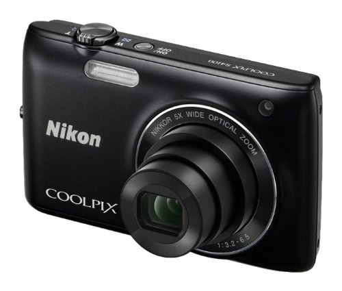 Nikon COOLPIX S4100 14 MP Digital Camera with 5x NIKKOR Wide-Angle Optical Zoom Lens and 3-Inch Touch-Panel LCD (Black)