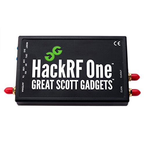 Nooelec HackRF One Software Defined Radio, ANT500 & SMA Adapter Bundle for HF, VHF & UHF. Includes SDR with 1MHz-6GHz Frequency Range & 20MHz Bandwidth, ANT-500, and 4 SMA Adapters