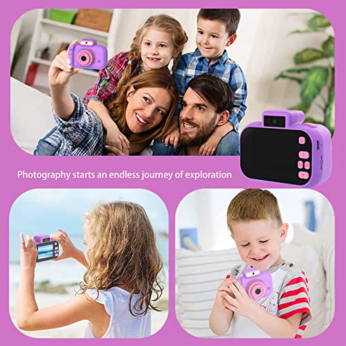 Nsxcdh 2.0inch Children's Digital Camera, Dual Front & Rear Cameras, 4800W HD Camera with 8X Digital Zoom for Photography & Video Recording, Children's