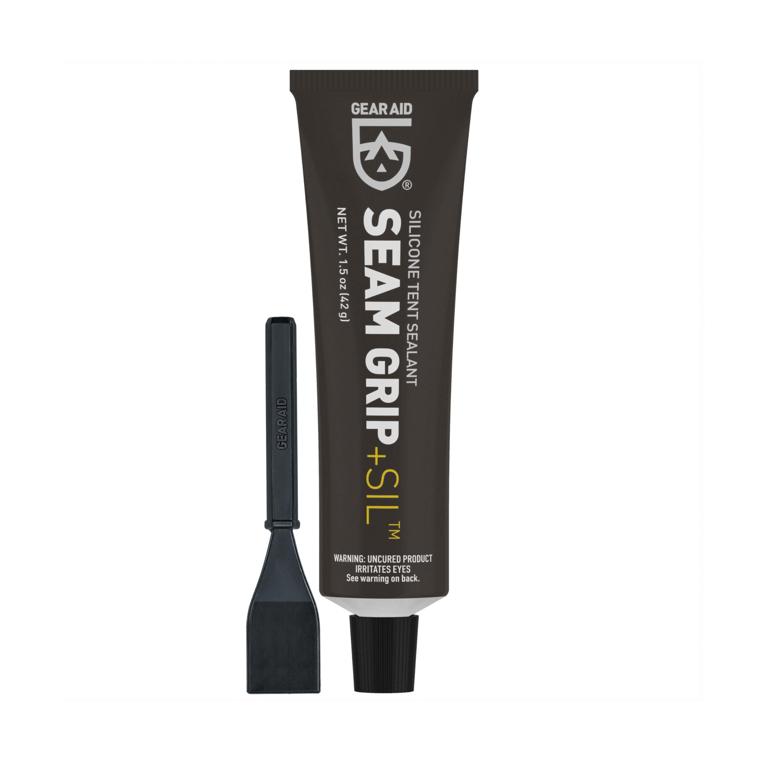GEAR AID Seam Grip SIL Silicone Sealant for Silnylon Tents and Tarps, Clear, 1.5 oz (10440)