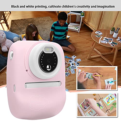 Kids Digital Camera, 2.4inch IPS Display Kids Video Selfie Camera, USB Charging, Gifts for Children(Pink)