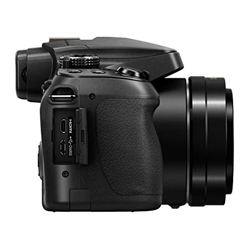 Panasonic DC-FZ80K LUMIX FZ80 18.1MP 4K 60x Long Zoom Digital Camera with Kodak 32GB Card, Holster Bag, and Flexible 12-inch Spider Tripod Bundle (4 Items)