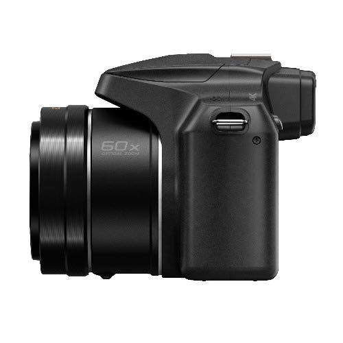 Panasonic DC-FZ80K LUMIX FZ80 18.1MP 4K 60x Long Zoom Digital Camera with Kodak 32GB Card, Holster Bag, and Flexible 12-inch Spider Tripod Bundle (4 Items)