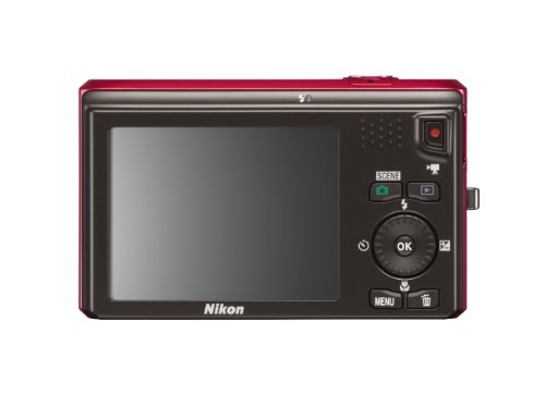 Nikon COOLPIX S6300 16 MP Digital Camera with 10x Zoom NIKKOR Glass Lens and Full HD 1080p Video (Red)