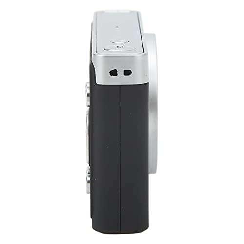 Mini Digital Camera, LED Fill Light 2.88in IPS HD Screen 4K Digital Camera 16X Zoom with Hand Strap for Shooting Black