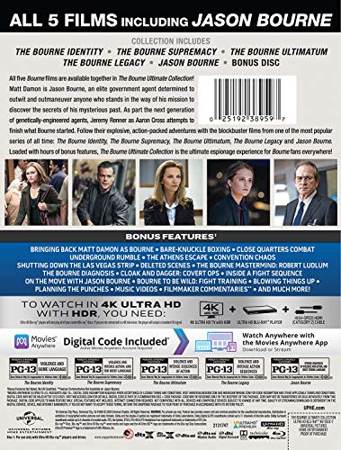 The Bourne Ultimate Collection [4K Ultra HD] [4K UHD]