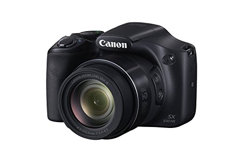 Canon PowerShot SX530 HS 16.0 MP CMOS Digital Camera with 50x Optical is Zoom (24-1200mm), Built-in WiFi, 3-Inch LCD and 1080P Full HD Video (Black) (Renewed)