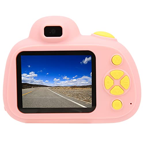Kids Camera, Cute HD Children Digital Selfie Camera Mini 2.4 Inch IPS Screen Camera Christmas Birthday Gifts for for Boys Girls, Filters, Photo Stickers, Continuous Shooting
