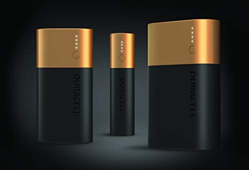 Duracell Rechargeable Powerbank 3350 mAh | 1 Day Portable Charger | Compatible With iPhone, iPad, Samsung, Android, Nintendo Switch & more | TSA Carry-On Compliant