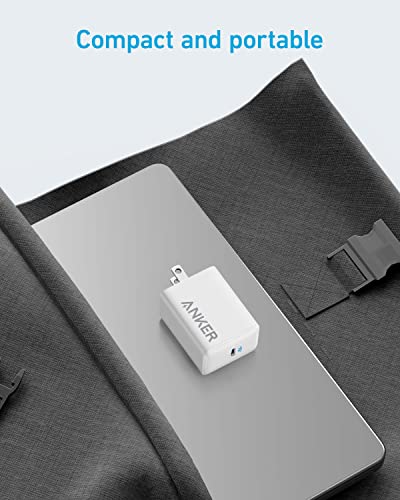 USB C Charger, Anker 65W PIQ 3.0 PPS Compact Fast Charger Adapter, PowerPort III Pod Lite, for MacBook Pro/Air, Galaxy S20/S10, Dell XPS 13,Note 10+/10, iPhone 11/Pro, iPad Pro, Pixel, and More