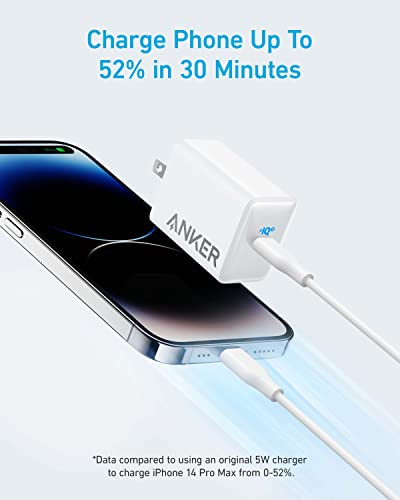 USB C Charger, Anker 65W PIQ 3.0 PPS Compact Fast Charger Adapter, PowerPort III Pod Lite, for MacBook Pro/Air, Galaxy S20/S10, Dell XPS 13,Note 10+/10, iPhone 11/Pro, iPad Pro, Pixel, and More