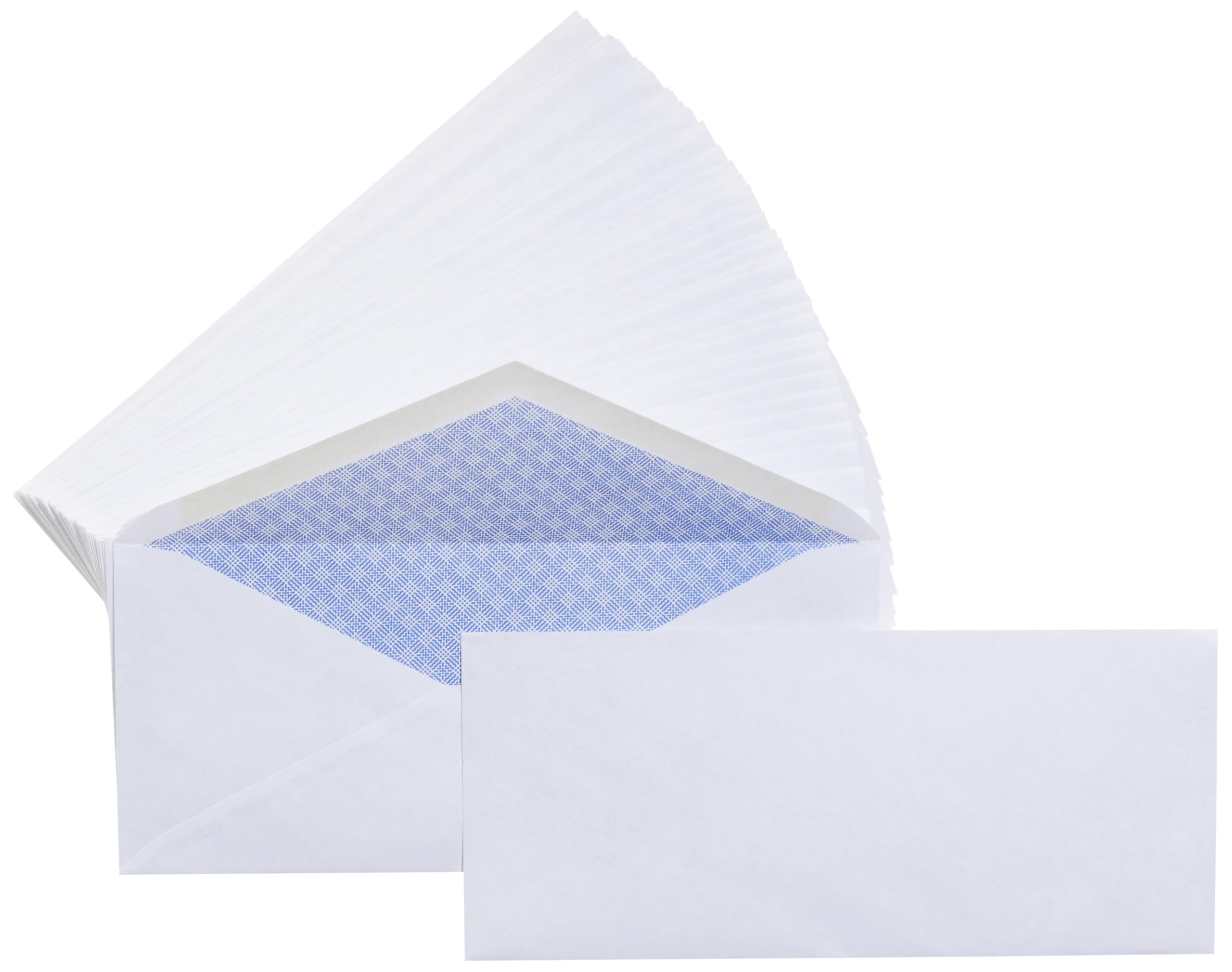 Amazon Basics #10 Security Tinted Business Envelopes, Moisture Sealed, 4-1/8 x 9-1/2 Inch - Pack of 500, White