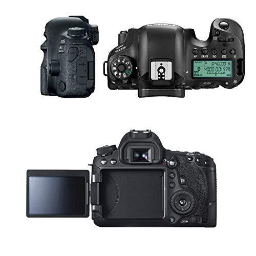 Canon EOS 6D Mark II Digital SLR Camera Body + 2X 64GB SDHC Memory Cards + Accessory Bundle (Renewed)