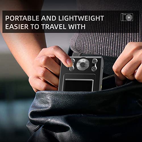 Digital Camera for Kids, 4K Vlogging Camera Compact Pocket Camera with 16X Zoom 16GB SD Card, Full HD 1080P Portable Small Camera,Point and Shoot Camera for Seniors Students Kids Beginner
