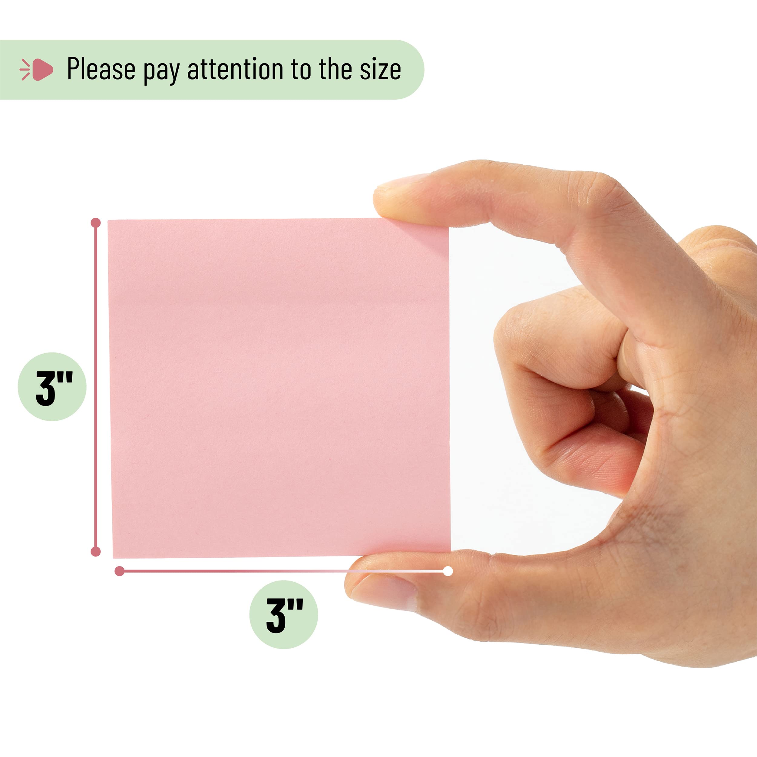 Mr. Pen- Sticky Notes, 3”x3”, 12 Pads, Morandi Colors Sticky Notes, Sticky Note, Self-Stick Note Pads, Sticky Pads Sticky Notes Aesthetic, Colorful Sticky Notes, Sticky Notes Bulk, Bulk Sticky Notes