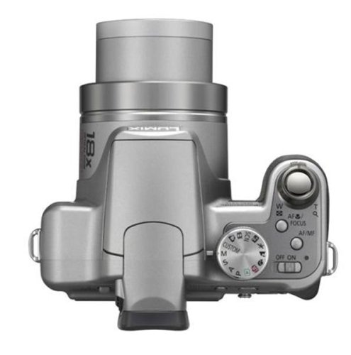 Panasonic Lumix DMC-FZ18S 8.1MP Digital Camera with 18x Wide Angle MEGA Optical Image Stabilized Zoom (Silver)