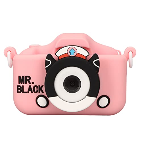 Kids Digital Camera, 28 Fun Photo Frames 2in HD Screen Multiple Filters Children Camera for Photo for Listening to Music with 32G Memory Card with Card Reader