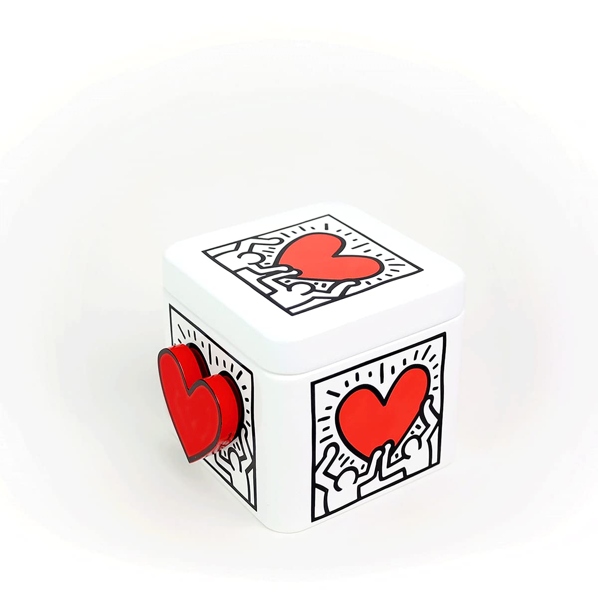 Keith Haring Lovebox | Mother's Day Luxury Gift | Gift for Art Lover | Gifts for Boyfriend, Girlfriend, Couple