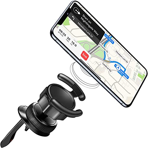 PKYAA Socket Grip Car Phone Holder, Modern Design Fits Most Air Vent, Adjustable Air Vent Stand Car Phone Mount for GPS Navigation, 360° Rotating Head, Perfect for Expanding Stand and Grip Users