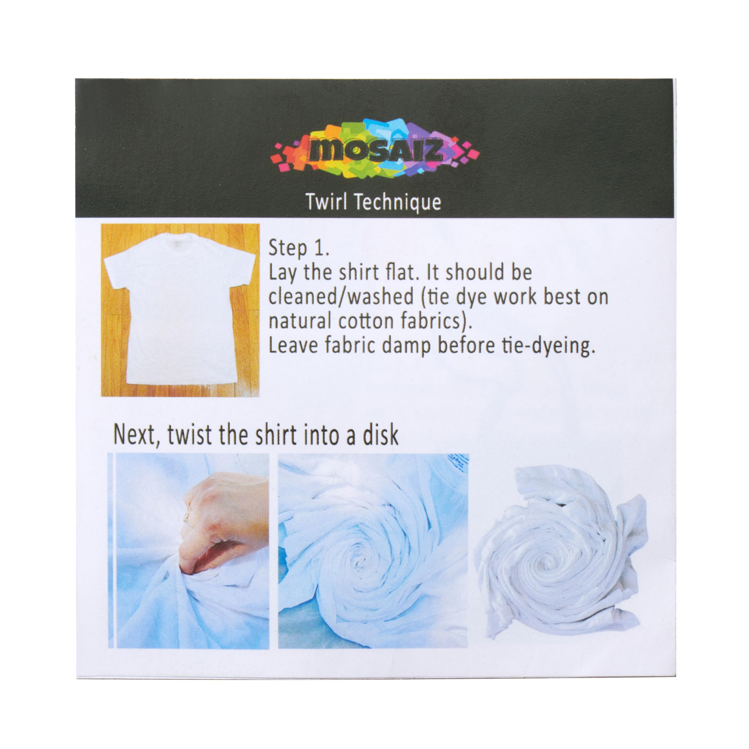 Mosaiz Tie Dye Kit of 26 Colors, Spray Tie Dye for Creative Activities and DIY for Kids and Adults, Fabric Dyeing Set, Fun Summer Activity Outdoor