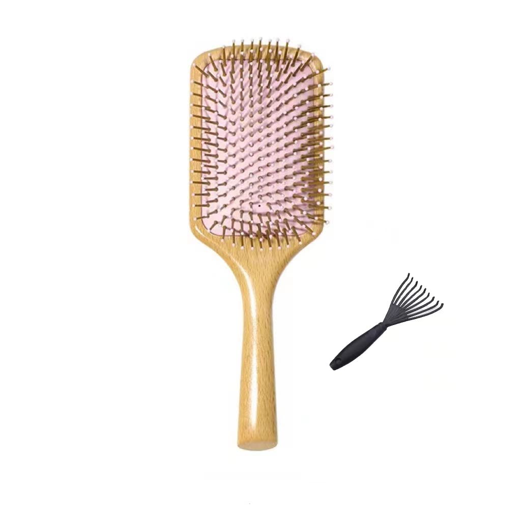 hair comb (square, pink)