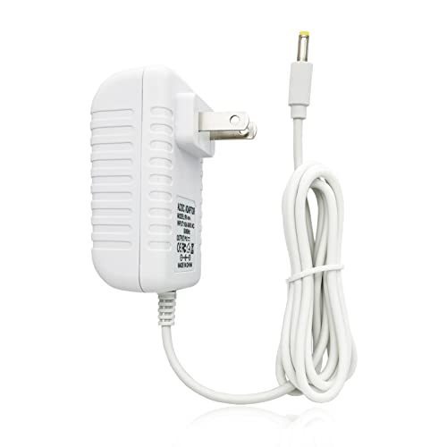 White Power Cord Replacement for Alexa Dot 3rd Gen, 4th Gen, 5th Gen 2022, 15W Power Adapter Charger