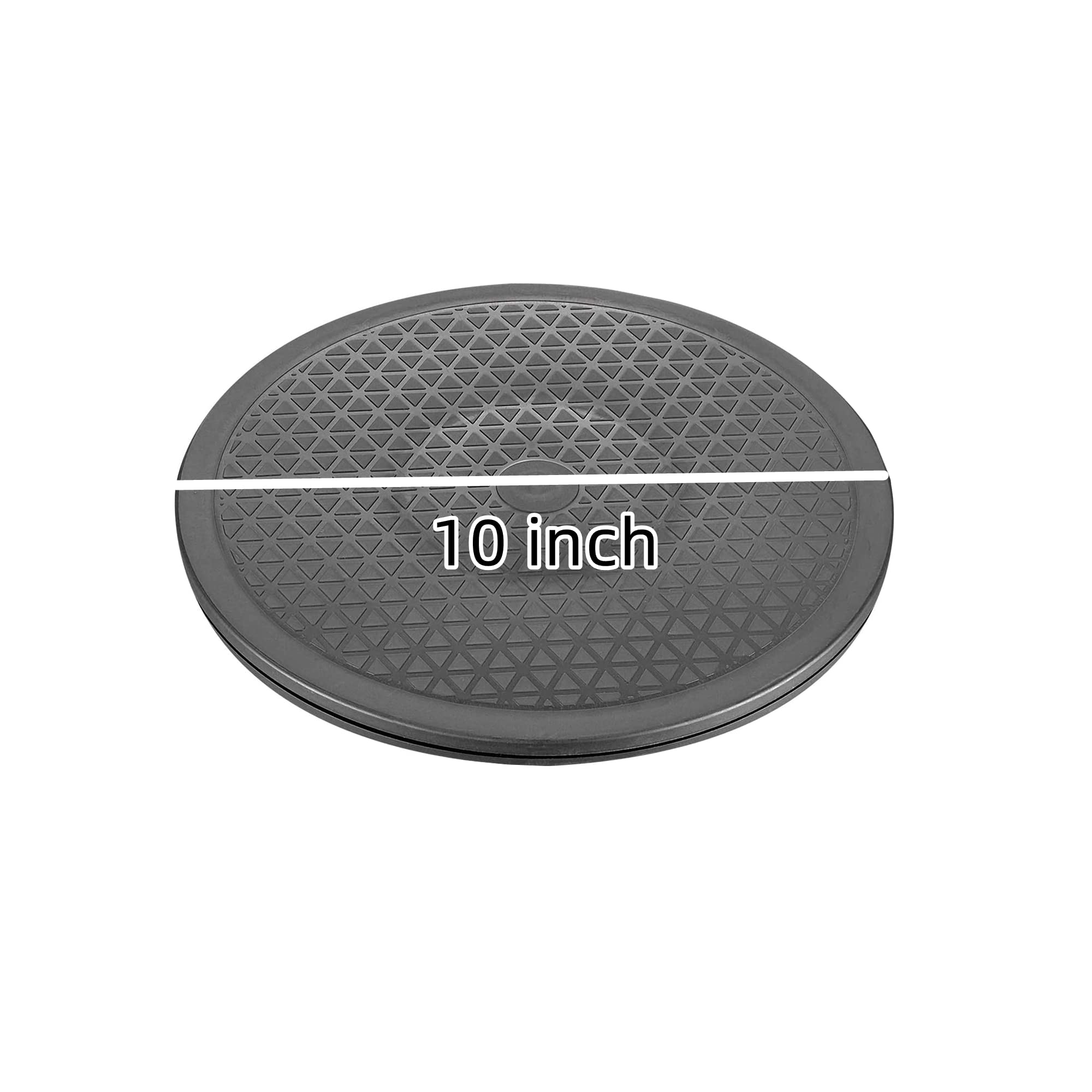 Heavy Duty Rotating Swivel Stand with Steel Ball Bearings - Lazy Susan Spray Paint Turntable for Flat Panel Monitors, Potted Plants,TV's, Sculpture , Speakers (10 inch-2pack)