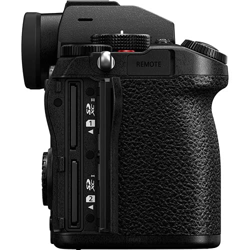Panasonic Lumix DC-S5 Mirrorless Digital Camera (Body) - Essential Bundle Includes: Sandisk Extreme Pro 64GB SD, Memory Card Reader, Gadget Bag, Blower. Microfiber Cloth and Cleaning Kit