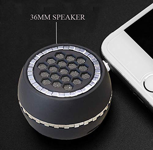 vomauxin Mini Portable Speaker, 3W Mobile Phone Speaker Line-in Speaker with Clear Bass 3.5mm AUX Audio Interface, Plug and Play for iPhone, iPad, iPod, Tablet, Smartphone