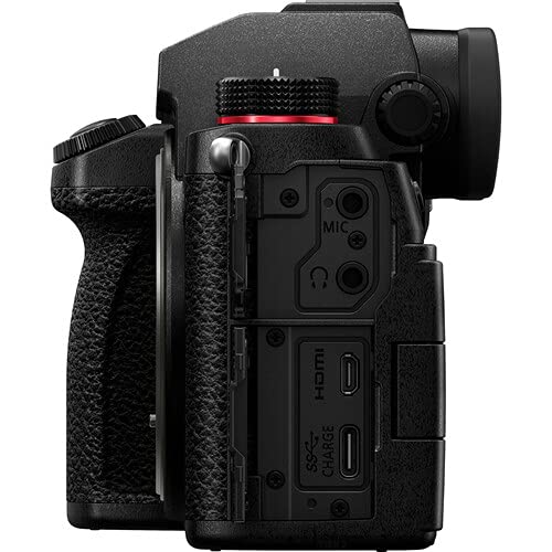 Panasonic Lumix DC-S5 Mirrorless Digital Camera (Body) - Essential Bundle Includes: Sandisk Extreme Pro 64GB SD, Memory Card Reader, Gadget Bag, Blower. Microfiber Cloth and Cleaning Kit