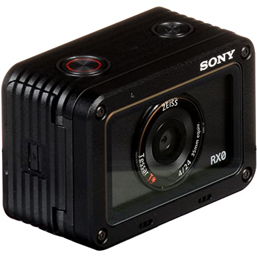Sony RX0 Ultra-Compact Waterproof/Shockproof Camera (DSC-RX0) + 64GB Memory Card + ENEL19 Battery + Case + Card Reader + Corel Photo Software + Flex Tripod + Hand Strap + Memory Wallet + More