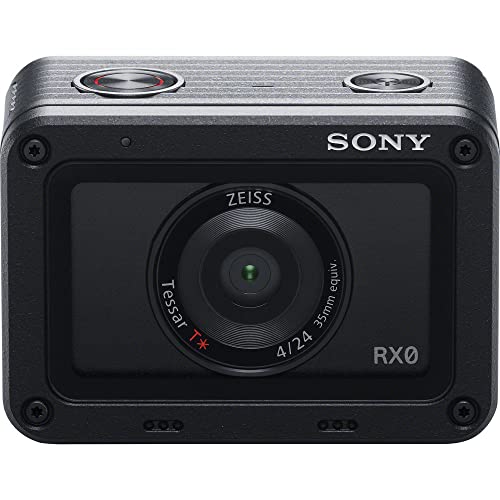 Sony RX0 Ultra-Compact Waterproof/Shockproof Camera (DSC-RX0) + 64GB Memory Card + ENEL19 Battery + Case + Card Reader + Corel Photo Software + Flex Tripod + Hand Strap + Memory Wallet + More