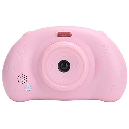 Children Camera, Simple and Smooth LCD Kid Camera Multi‑Function for Children for Catching(Pink)