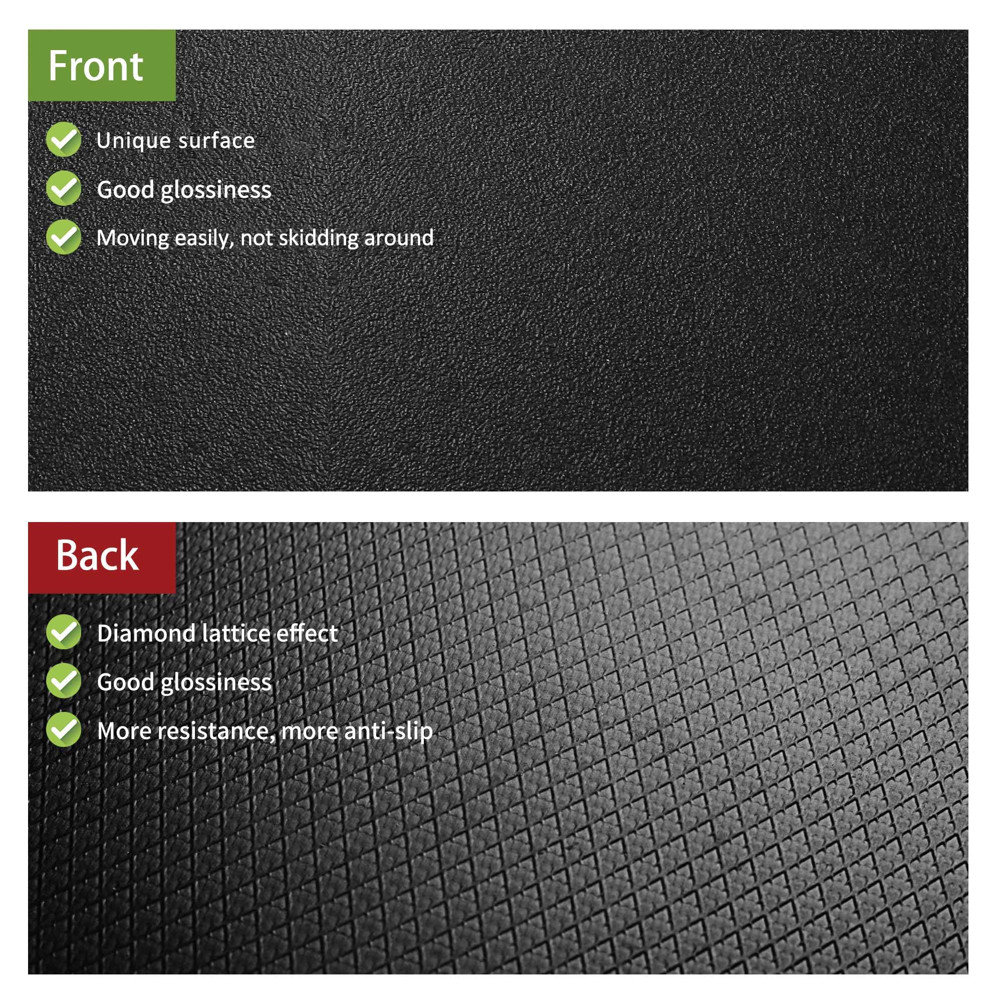 Chair Mat for Carpet, Tough and 1/5" Thick Office Chair Mat, 35" x 45" Anti-Slip Chair Mats for Carpeted or Hard Floors