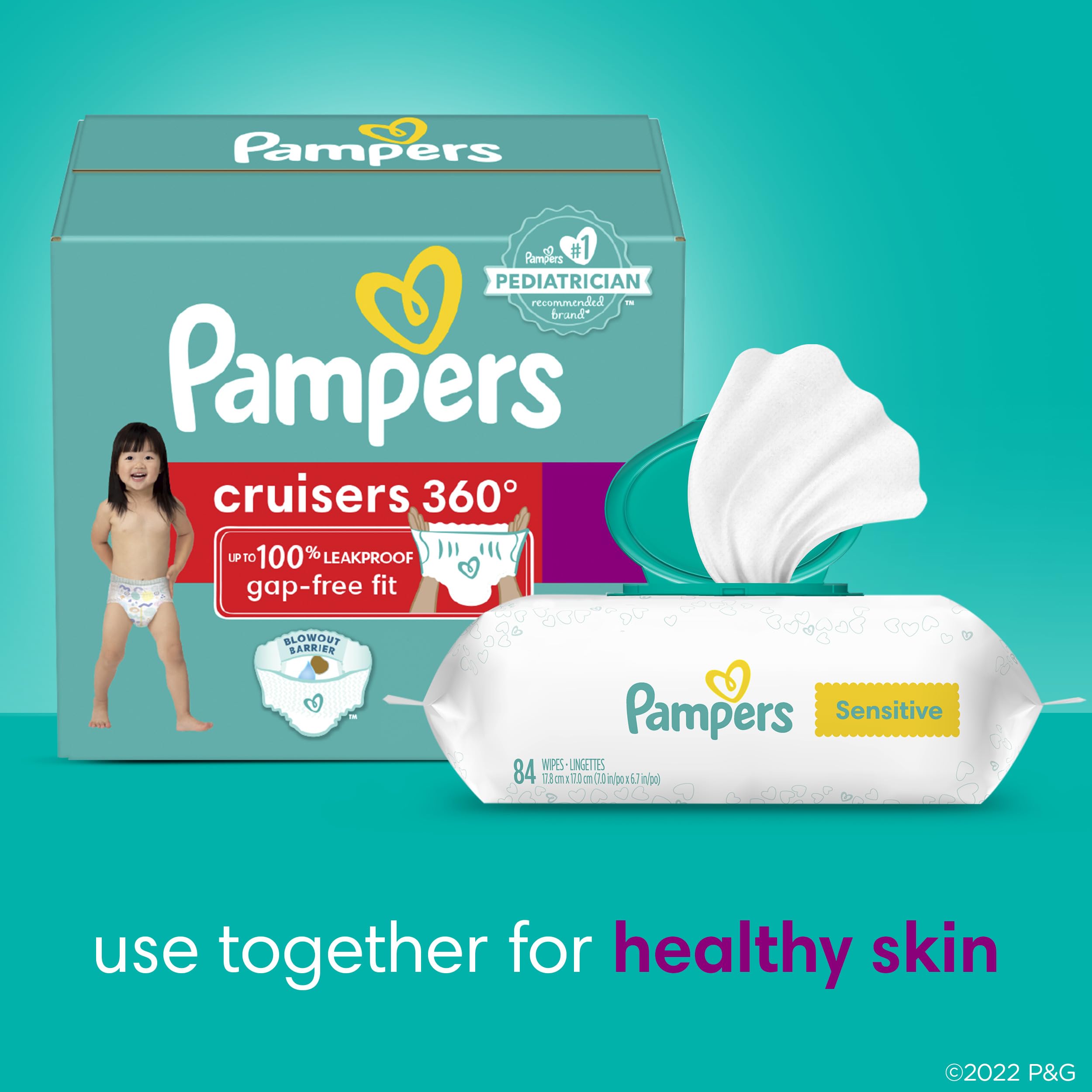 Pampers Cruisers 360 Diapers Size 4 64 Count