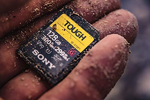 Sony SF-G32T/T1 Tough High Performance SDHC UHS-II Class 10 U3 Flash Memory Card with Blazing Fast Read Speed up to 300MB/s, 32GB Black