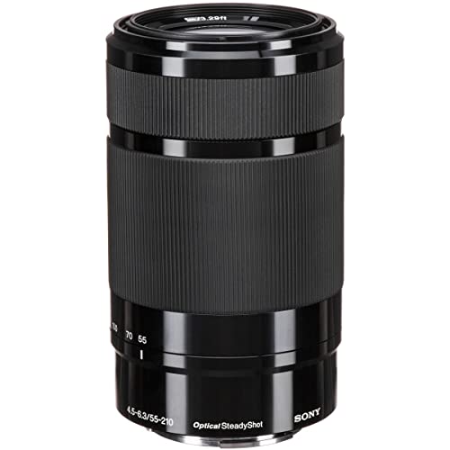 Sony ZV-E10 Mirrorless Camera with 16-50mm & E 55-210mm f/4.5-6.3 OSS E-Mount Lens, Black Bundle with Vlogger Kit, Photo & Video Editing, Bag, Screen Protector, 2X Filter Kit