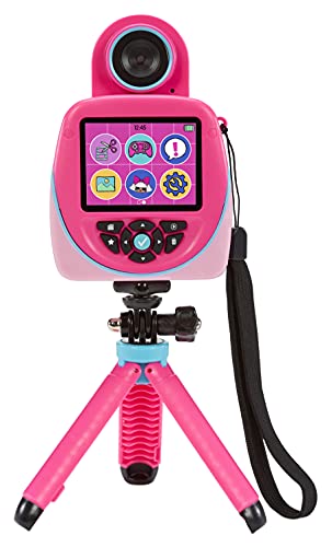 LOL Surprise HD Studio Camera, High-Definition Camera for Photos and Videos, Green Screen for Special Effects and Backgrounds, Flip-Out Selfie Camera, Selfie Stick, Auto Timer, Tripod, Gift Ages 6+