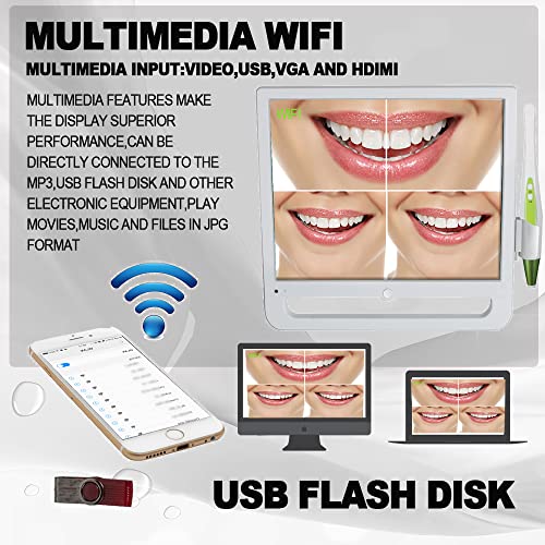 ofunoul 17" Large Digital LCD AIO Monitor 10 Million PixelsIntra Intra 0ral Camera,Single/Multiple Image Display（Multilingual Design ）